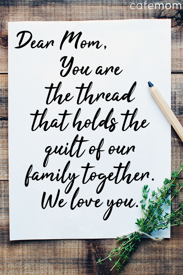 40 Perfect Things to Write in a Mother's Day Card | CafeMom.com