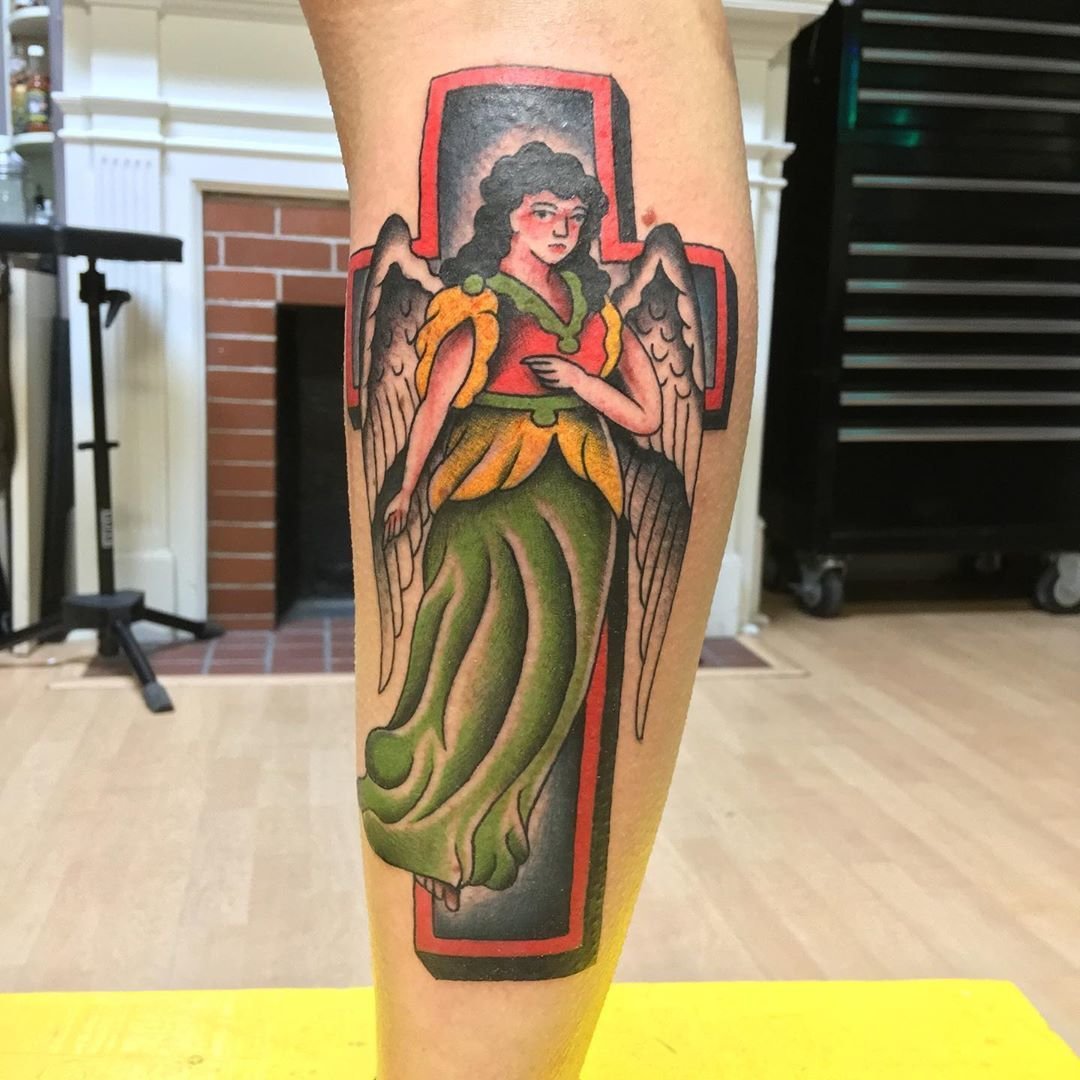 20 Lovely Light & Disturbingly Dark Angel Tattoos | CafeMom.com