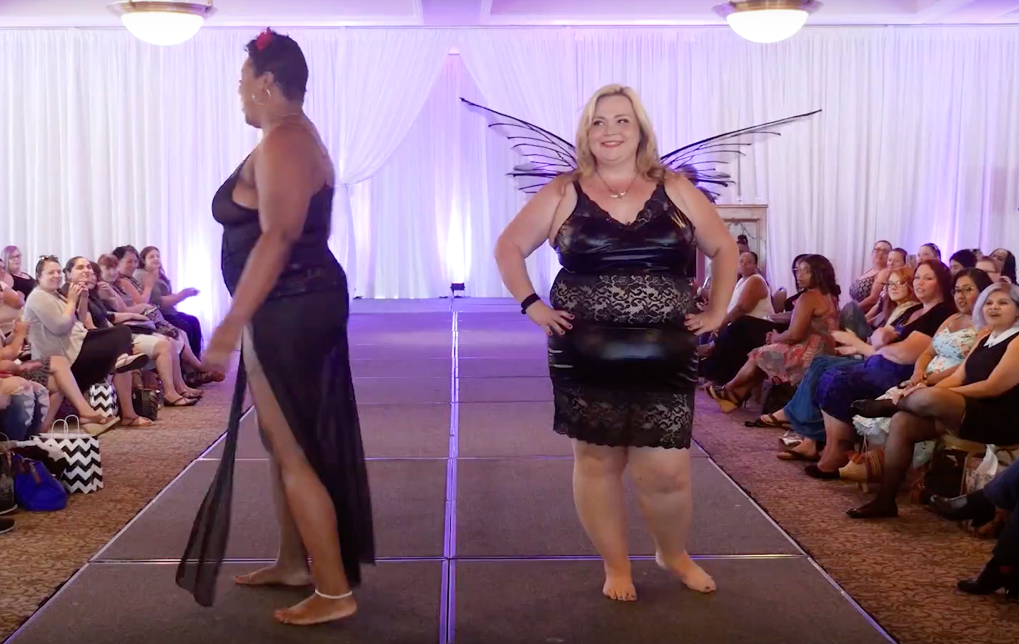 Plus-size lingerie show featured size 6X models | CafeMom.com
