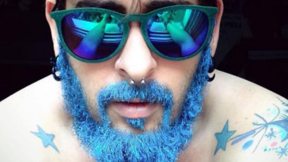 Men are dyeing their beards every color of the rainbow, and we're into ...