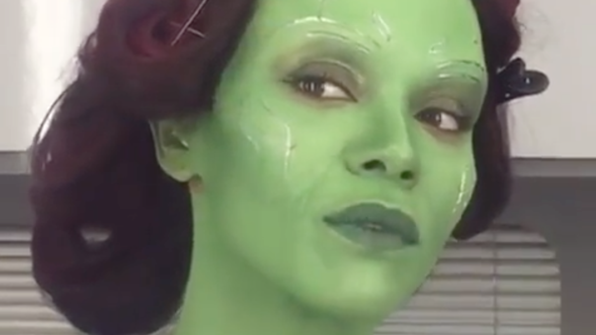 Gamora Marvel Make Up