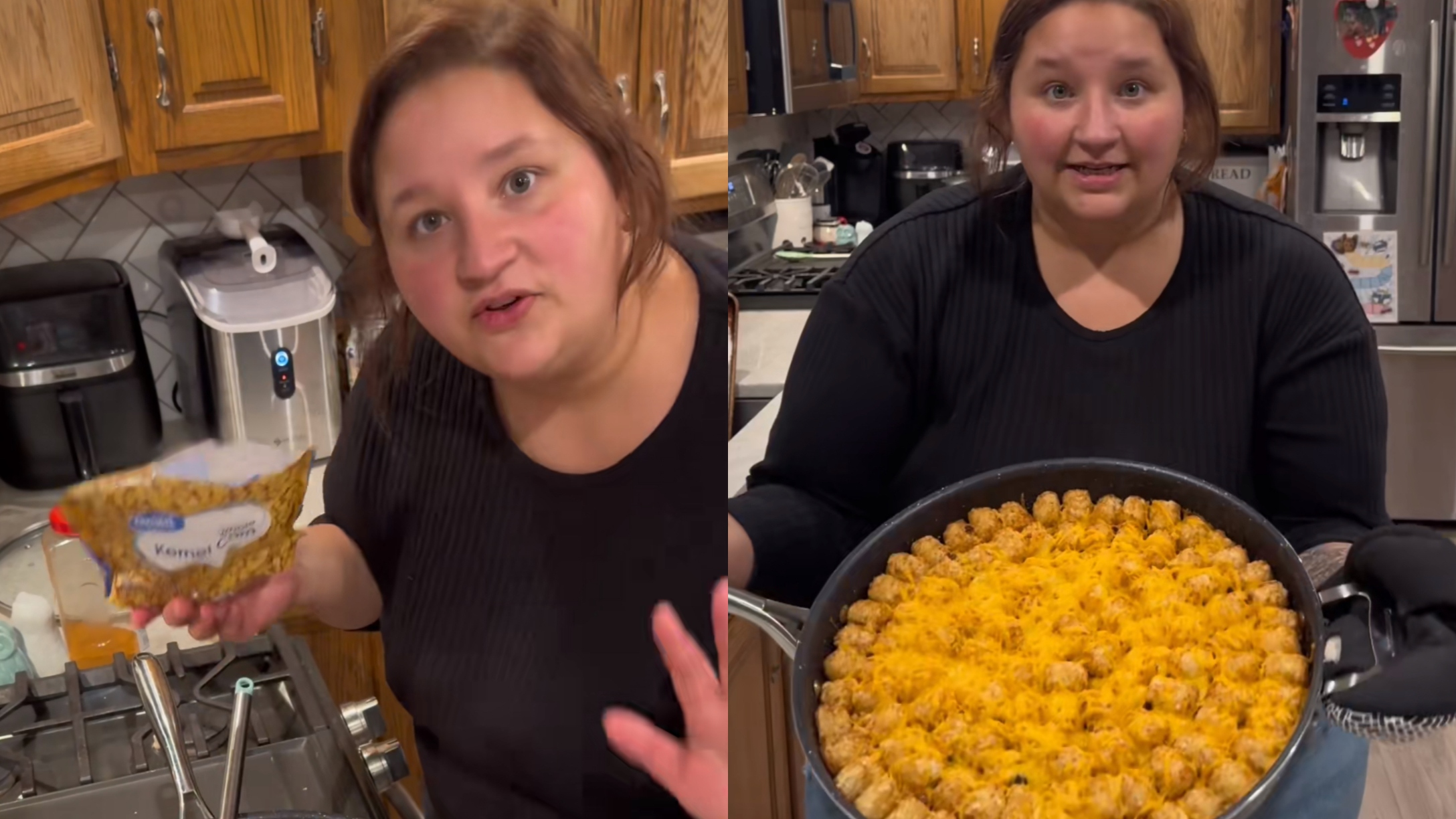 Mom Shares 'Aggressive' Hot Dish Cooking Video & Her Vibe Is Everything ...