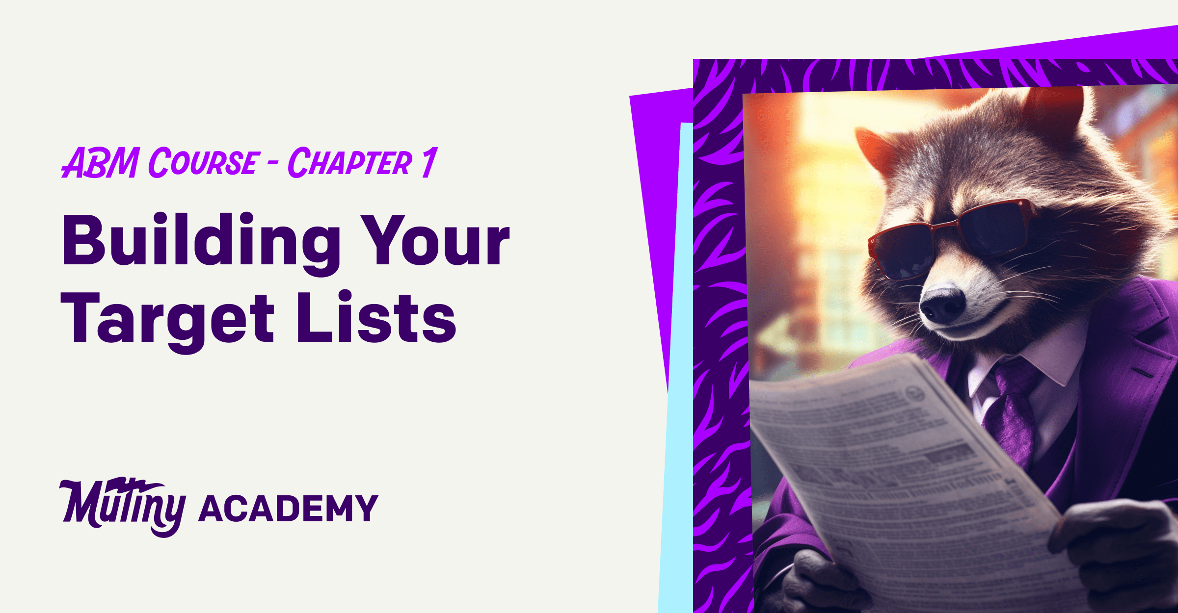 Building Your Target Lists | ABM Playmaker | Mutiny | Mutiny