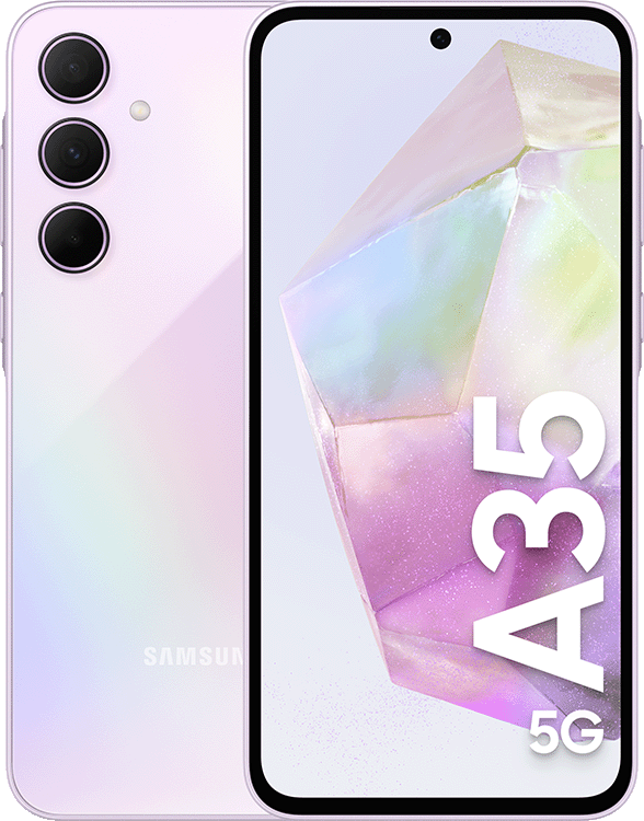 Samsung Galaxy A35 - Light Violet 128 GB | Telia