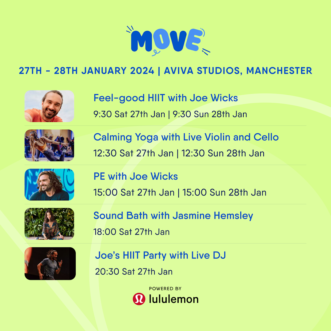 Introducing MOVE Manchester / The Body Coach