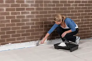 Dulux Texture fireplace project | Dulux