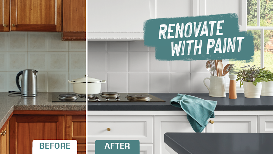 How to Refresh Benchtops with Renovation Range Paint | Dulux