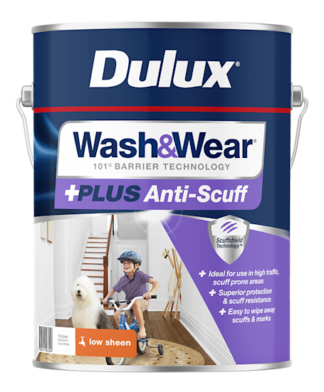 Dulux Wash&Wear® +PLUS Anti-Scuff Low Sheen | Dulux