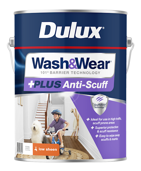 Dulux Wash&Wear® +PLUS Anti-Scuff Low Sheen | Dulux