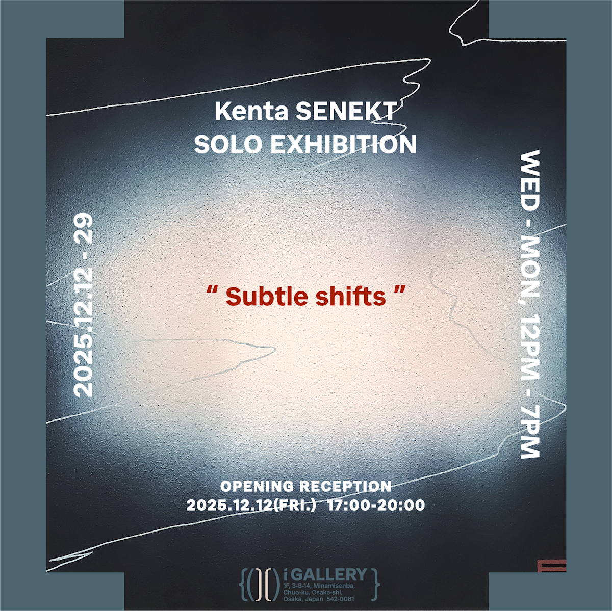 Kenta SENEKT 「Subtle shifts」 （i GALLERY） ｜Tokyo Art Beat