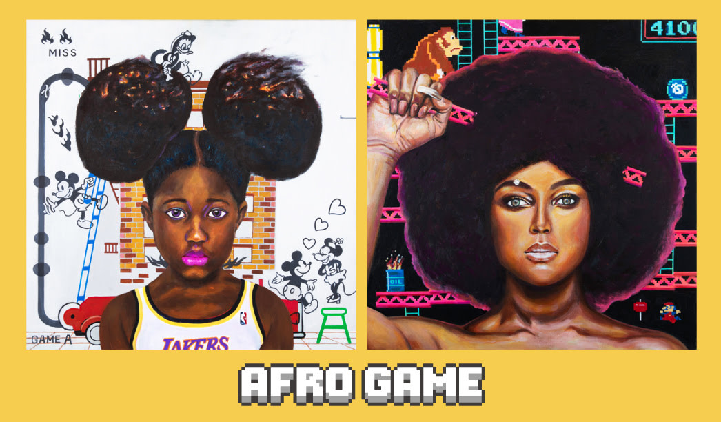 佐藤ブライアン勝彦 「AFRO GAME」 （ファイヤーキングカフェ） ｜Tokyo Art Beat