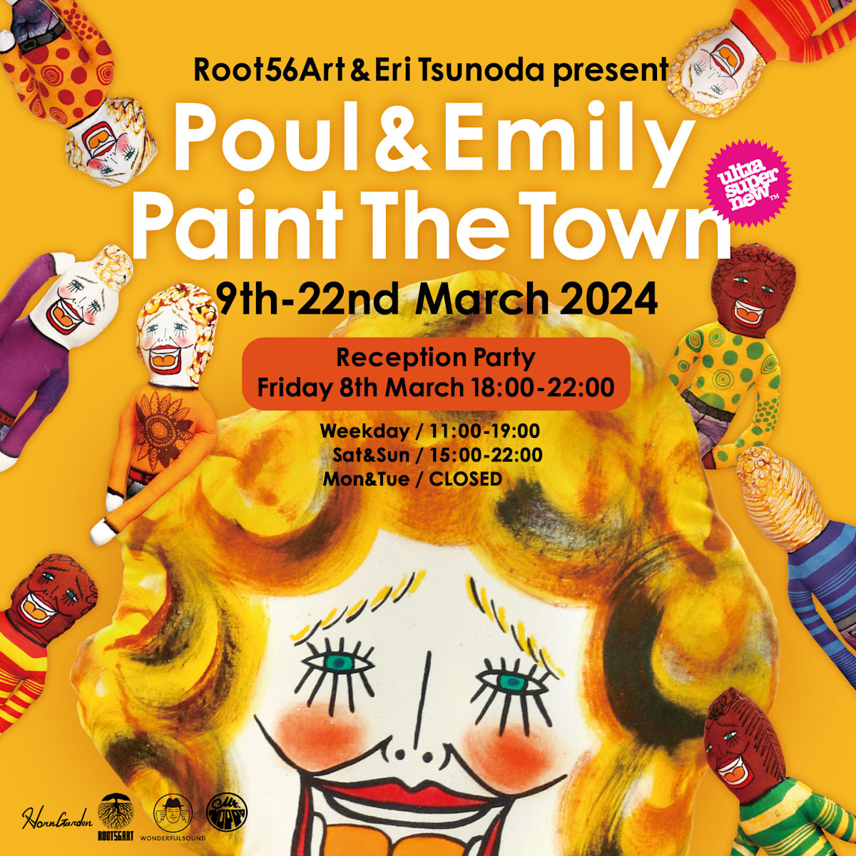 Poul & Emily Paint The Town （UltraSuperNew Gallery） ｜Tokyo Art Beat