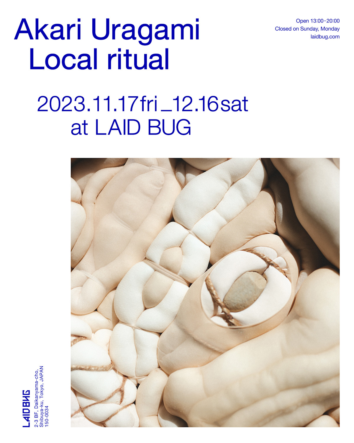 Akari Uragami 「Local ritual」 （LAID BUG） ｜Tokyo Art Beat