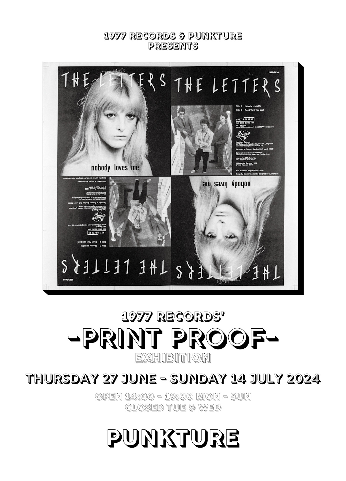 「1977 RECORDS’ - PRINT PROOF - EXHIBITION」 （PUNKTURE） ｜Tokyo Art Beat