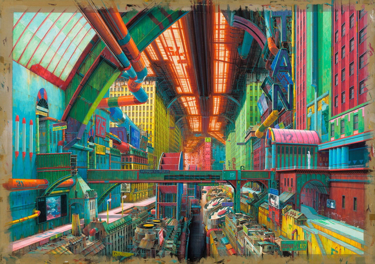 Cityscapes in Anime Background Art: The World of AKIRA, Ghost in the ...