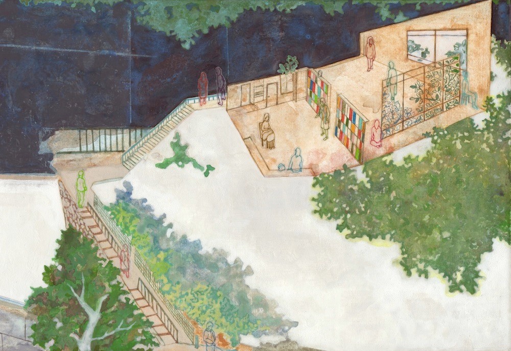 岡田貞子 「風景画と遠くからめぐる声」 （blanClass） ｜Tokyo Art Beat