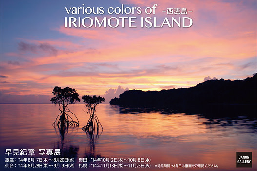 早見紀章 「Various Colors of IRIOMOTE ISLAND - 西表島 -」 （キヤノンギャラリー 銀座） ｜Tokyo ...