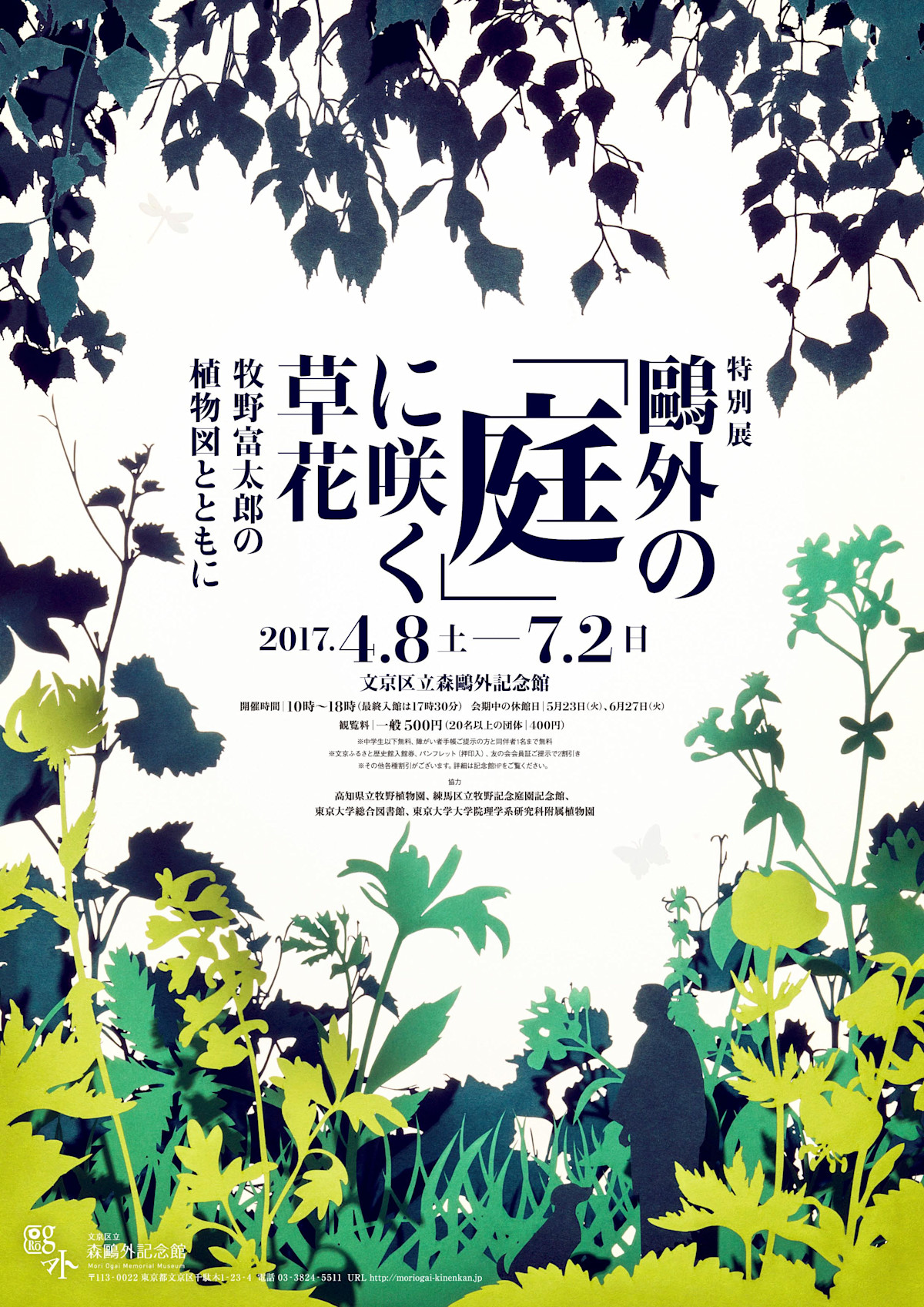 特別展「鴎外の〈庭〉に咲く草花 牧野富太郎の植物図とともに 」 （文京区立森鴎外記念館） ｜tokyo Art Beat 