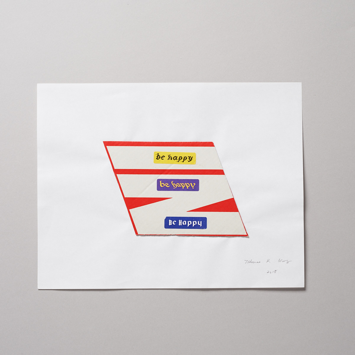 Thomas Kong “Be Happy” （Utrecht / Now Idea） ｜Tokyo Art Beat