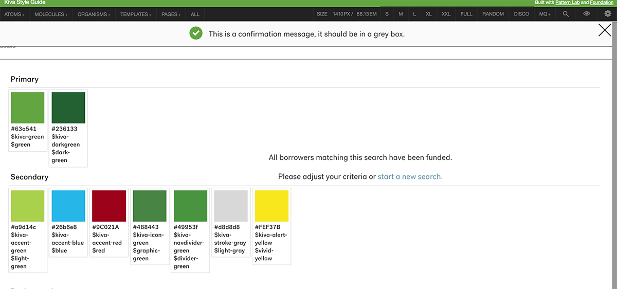 A styleguide for Kiva - now open source | Kiva