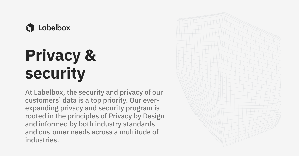 Privacy & Security Program | Labelbox