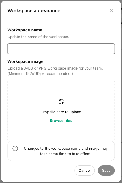 Bagaimana cara mengedit nama workspace saya atau mengubah gambar ...