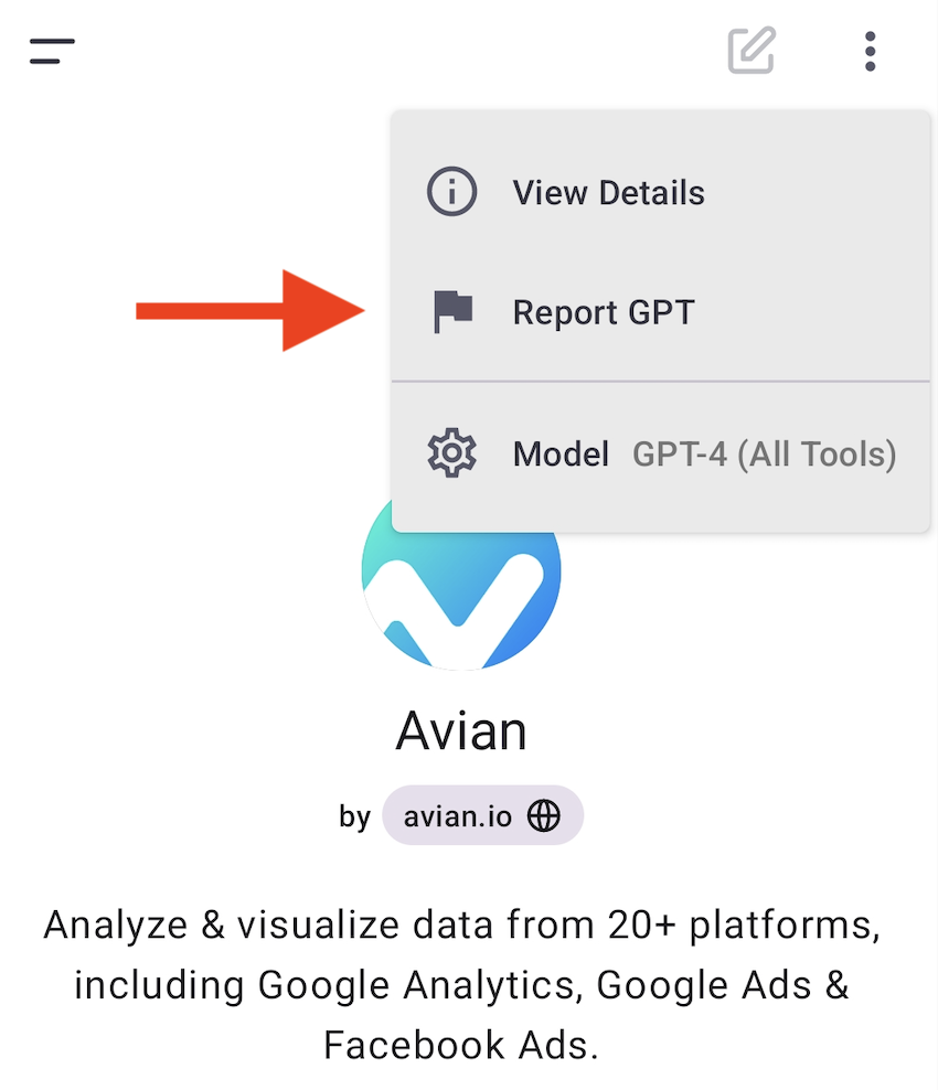 How should I report a GPT? | OpenAI Help Center
