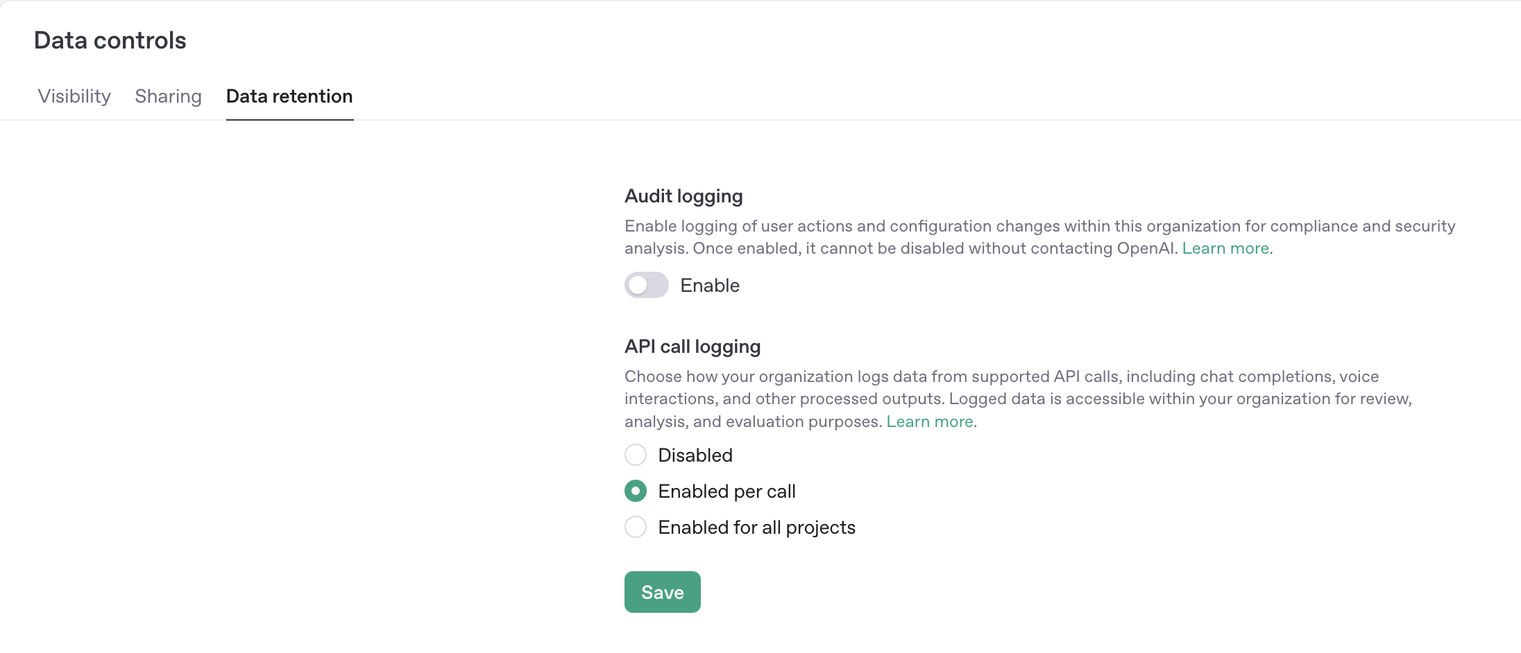 Admin and Audit Logs API for the API Platform | OpenAI Help Center