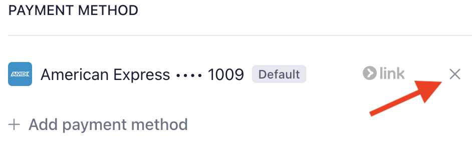 How can I delete or remove my payment method? | OpenAI Help Center