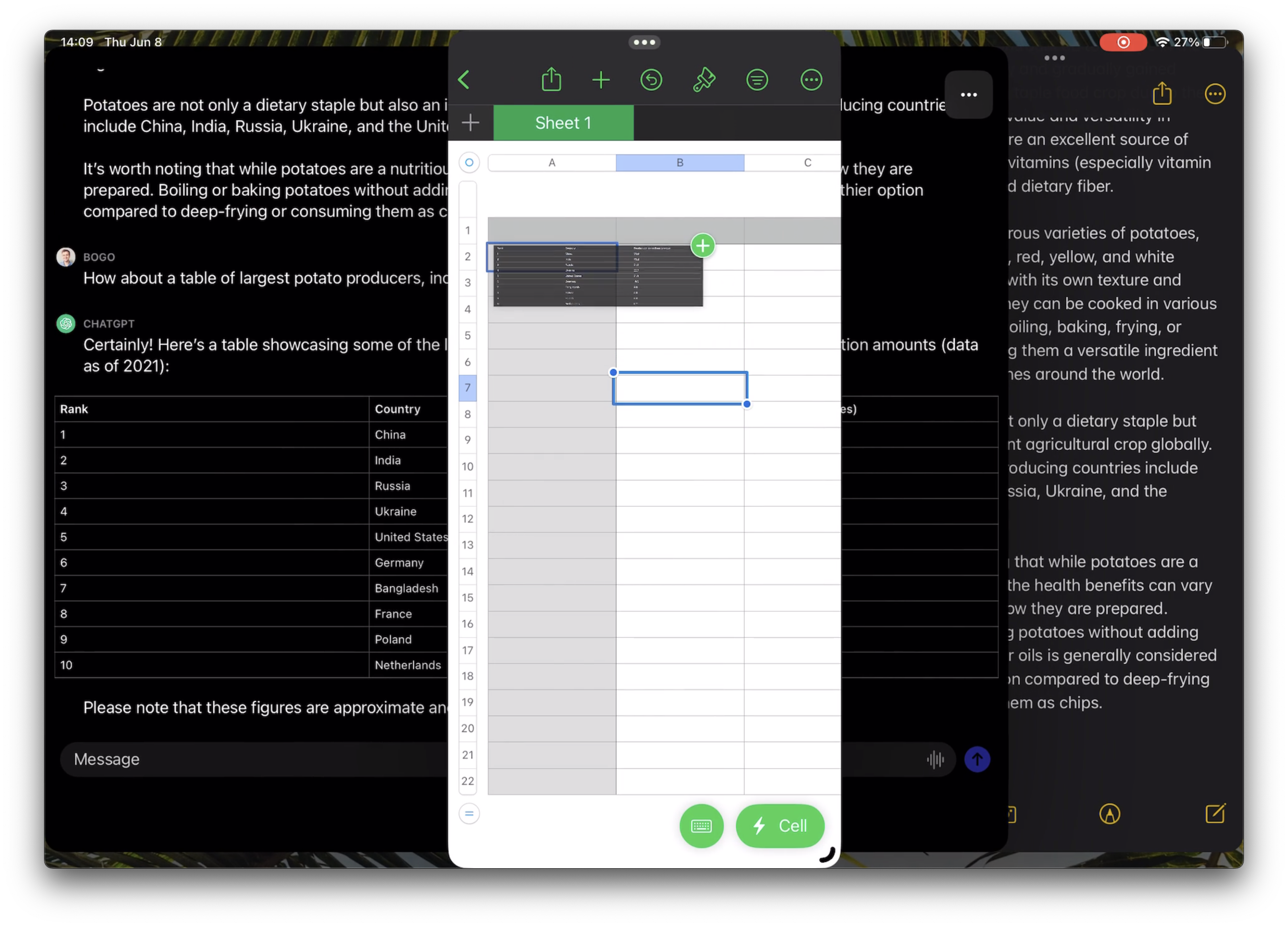 ChatGPT iOS app - iPad drag & drop | OpenAI Help Center