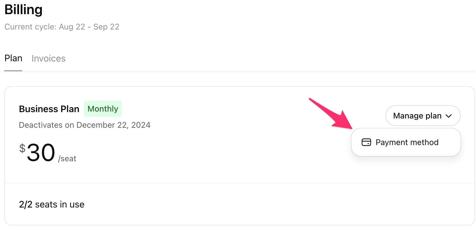 How can I delete or remove my payment method? | OpenAI Help Center