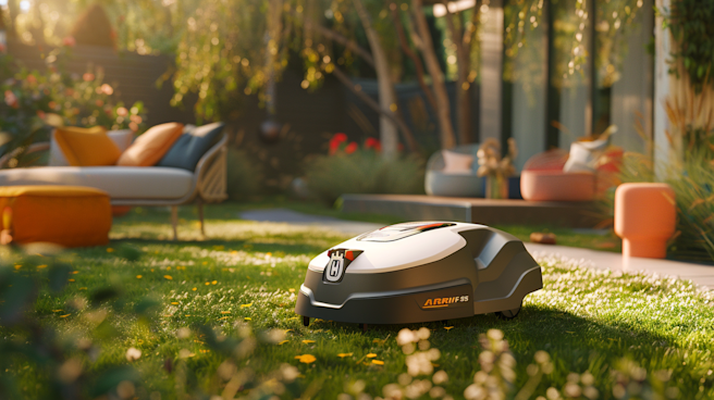 Scheppach Robot tondeuse L500 – Jardins jusqu’à 400 m² - Largeur de ...