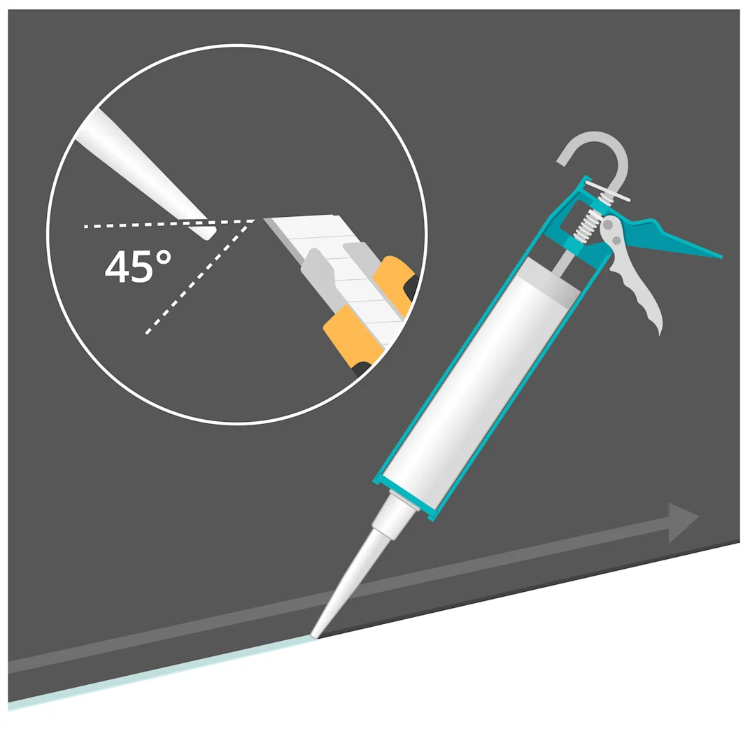 Comment faire un joint silicone