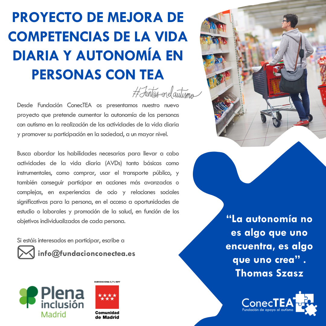 Fundación ConecTEA presenta un proyecto de mejora de competencias de la ...