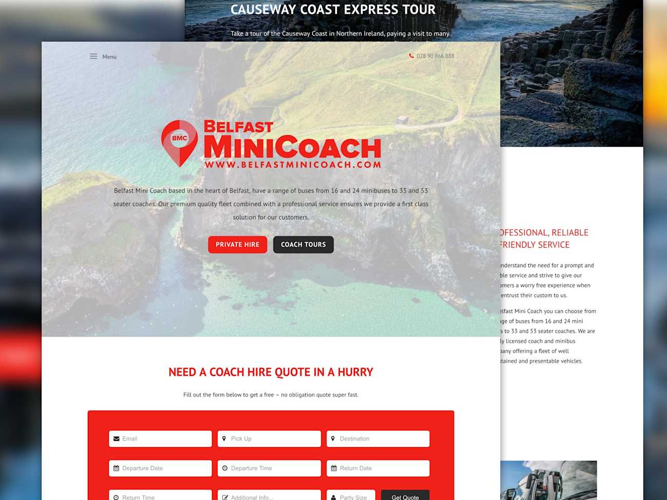 Belfast Mini Coach • Amigo Studios