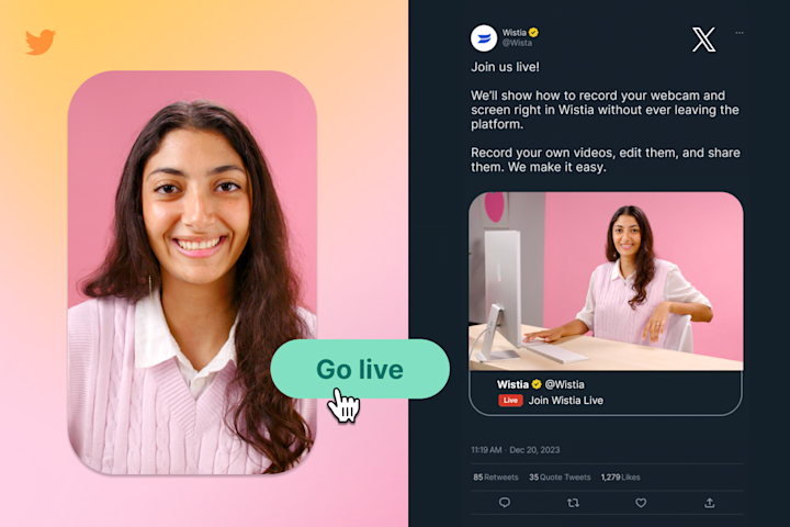 How to Go Live on X with Your Twitter Business Page - Wistia Blog