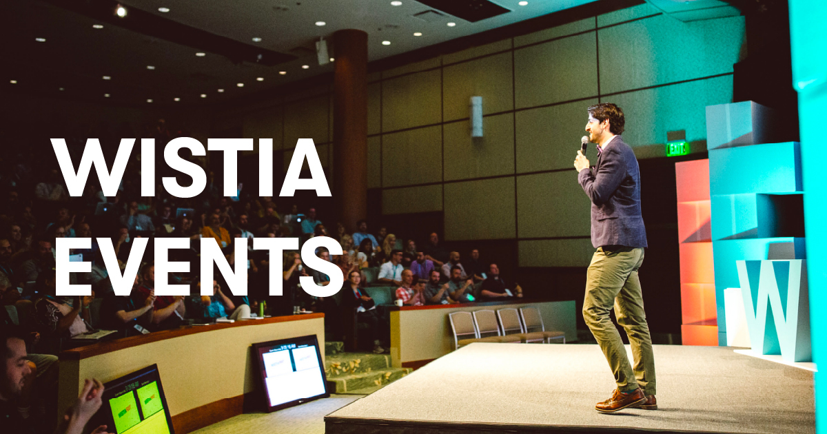 Find virtual and in-person events | Wistia Events