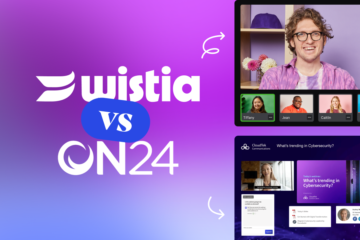 Wistia vs. ON24: Which Live Event Platform Should You Use? - Wistia Blog