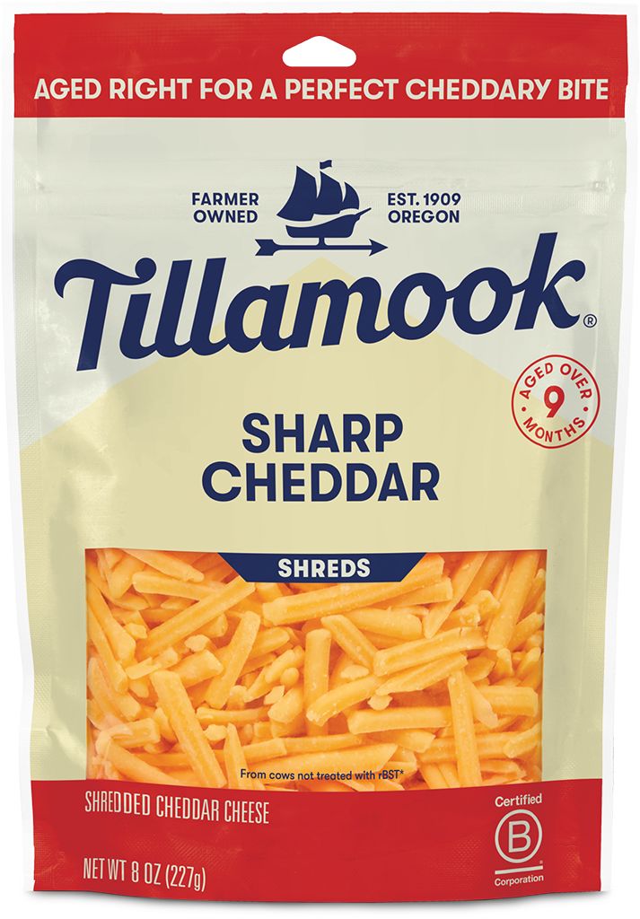 Sharp Cheddar Fine Cut Shredded Cheese - Tillamook