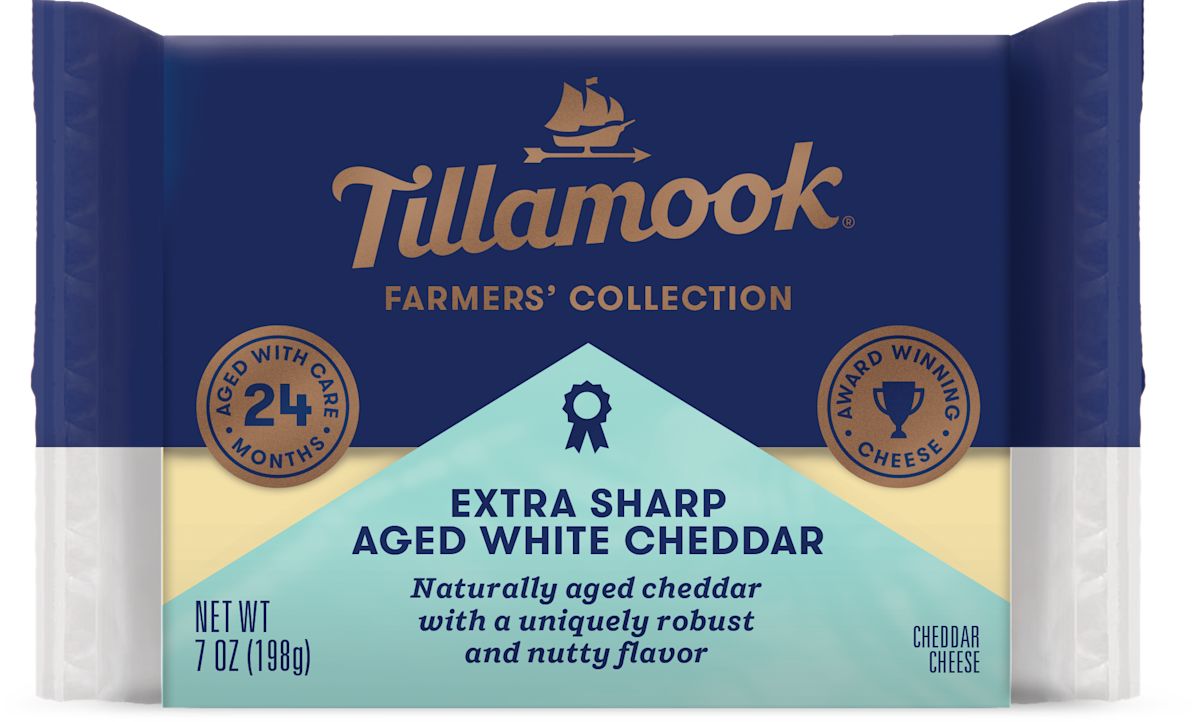 Farmers' Collection Extra Sharp Aged White Cheddar Cheese - Tillamook
