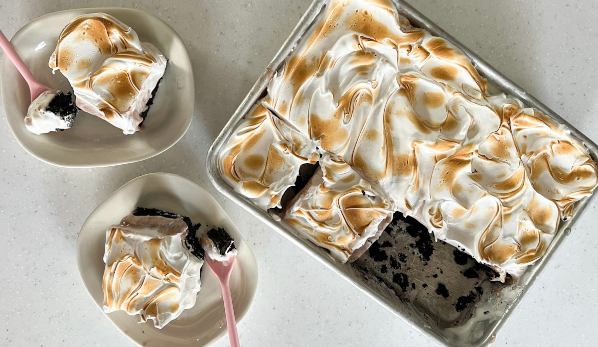 Baked Alaska Sheet Cake - Tillamook