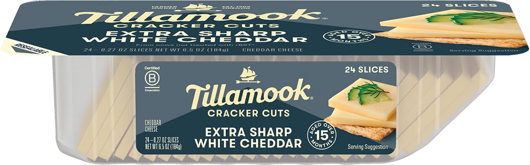 Extra Sharp White Cheddar Cracker Cut Cheese - Tillamook