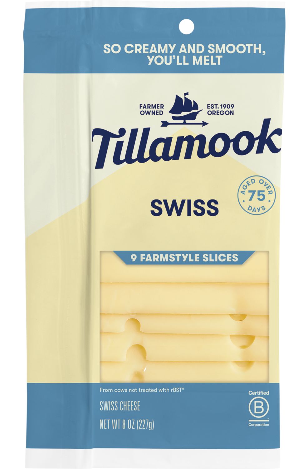 Swiss Cheese Slices - Tillamook