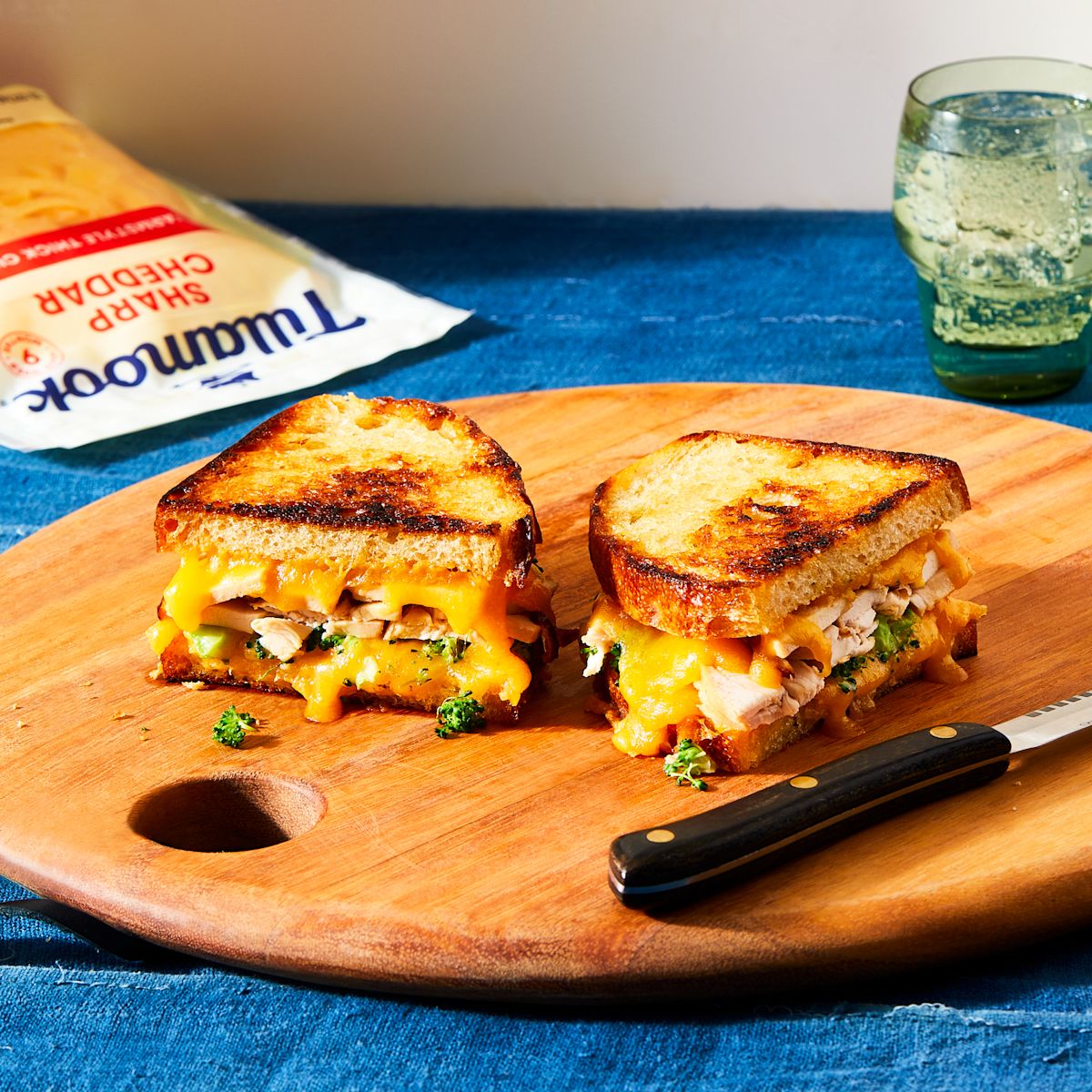 Cheesy Chicken and Broccoli Paninis - Tillamook