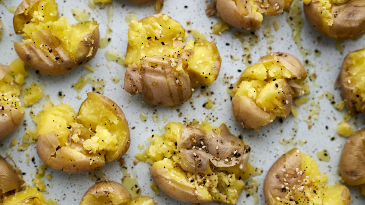 Cheesy Smashed Potatoes - Tillamook