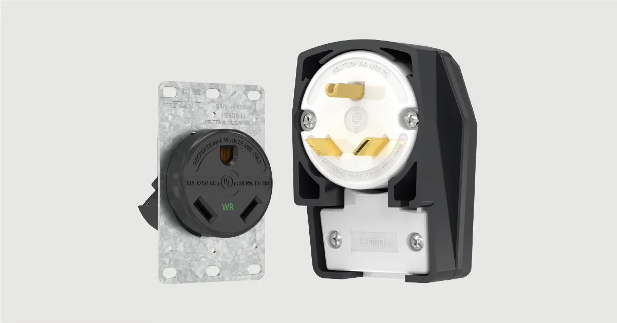 Introducing Hubbell High Amp Straight Blade Connectors | Hubbell Wiring ...