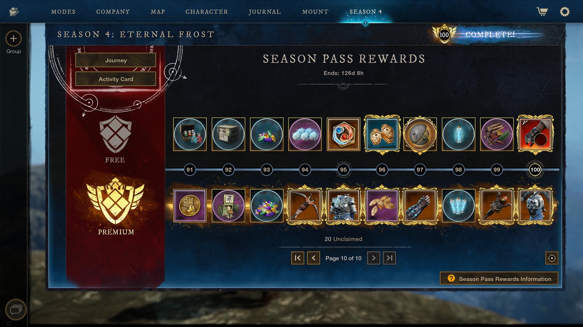Eternal Frost: Free and Premium Reward Tracks FAQ - News | New World ...