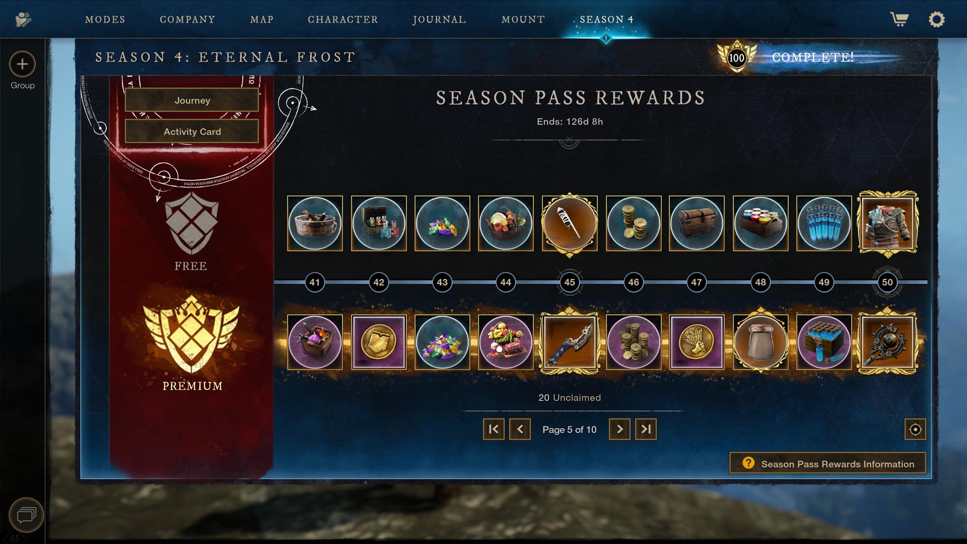 Eternal Frost: Free and Premium Reward Tracks FAQ - News | New World - Open World MMO PC Game