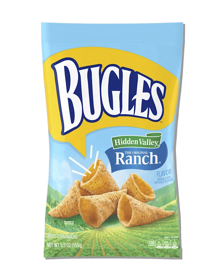 Bugles™ Crispy Corn Snacks, Hidden Valley® Ranch Flavor | Hidden Valley ...