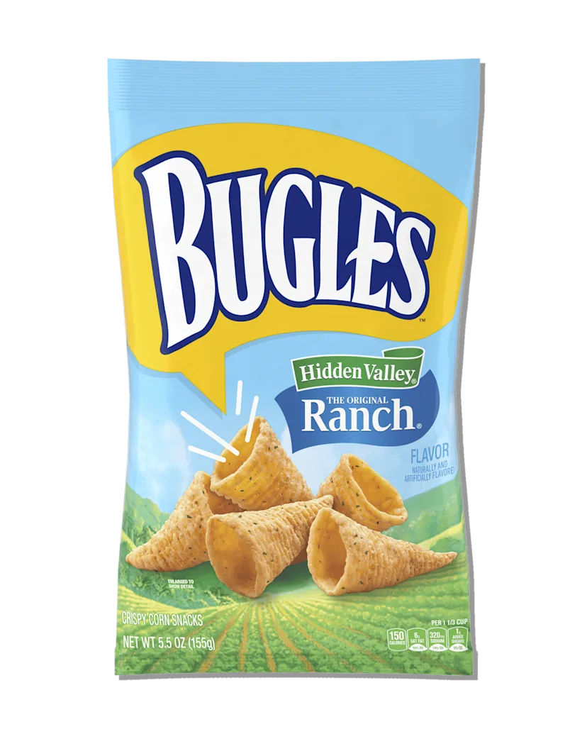 Bugles™ Crispy Corn Snacks, Hidden Valley® Ranch Flavor | Hidden Valley ...